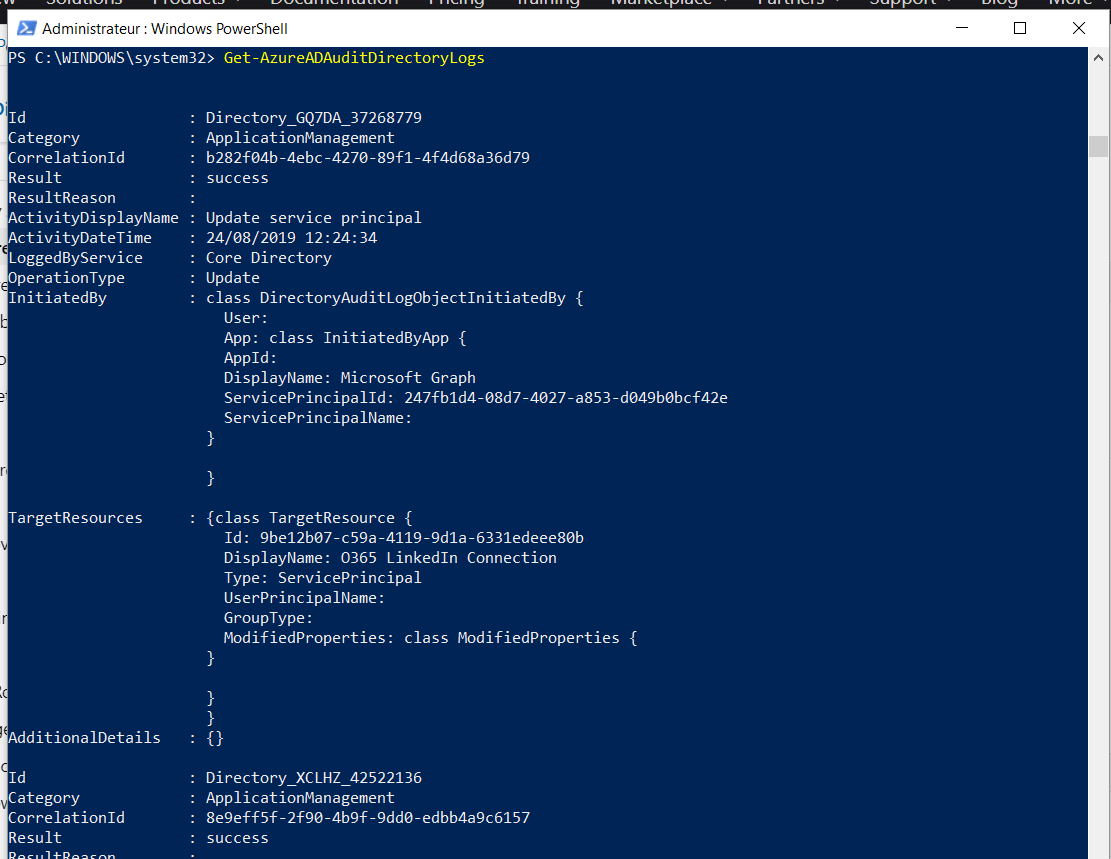 Azure And Co Get Azure Ad Audit And Sign In Logs Using Powershell And Azureadpreview Module