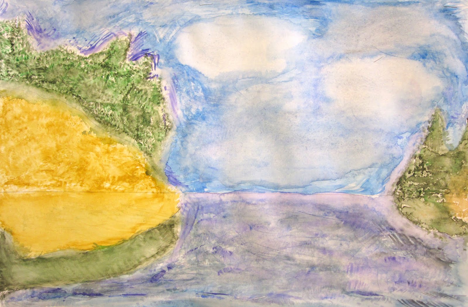 Art is Basic-- Art Teacher Blog: Third/Fourth grade Landscapes