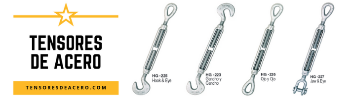 Cable de acero y Tensores