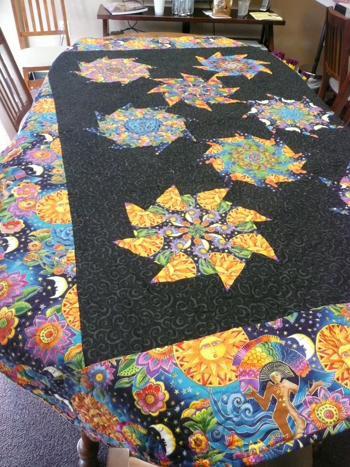 Spindles and Quilts: "Kaleidoscope Quilt" by Gale Davis