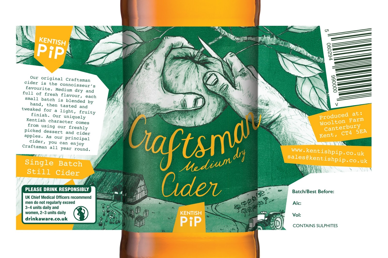 Kentish Pip Cider Re-brand – Packaging Of The World