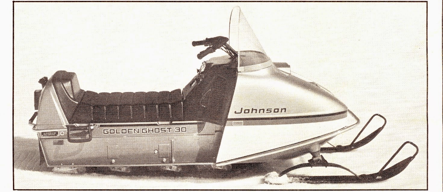CLASSIC SNOWMOBILES OF THE PAST: 1974 JOHNSON GOLDEN GHOST