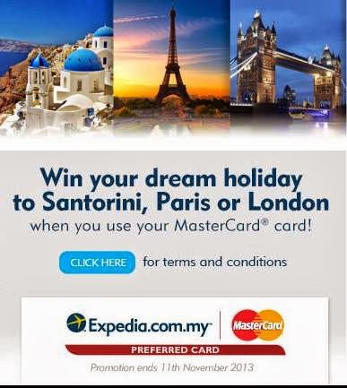 EXPEDIA PRICELESS HOLIDAYS with MASTERCARD: Win a 5D4N flights+hotel to ...