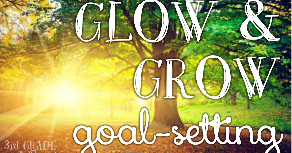 Glow and Grow Goal-Setting - 3rd Grade Thoughts