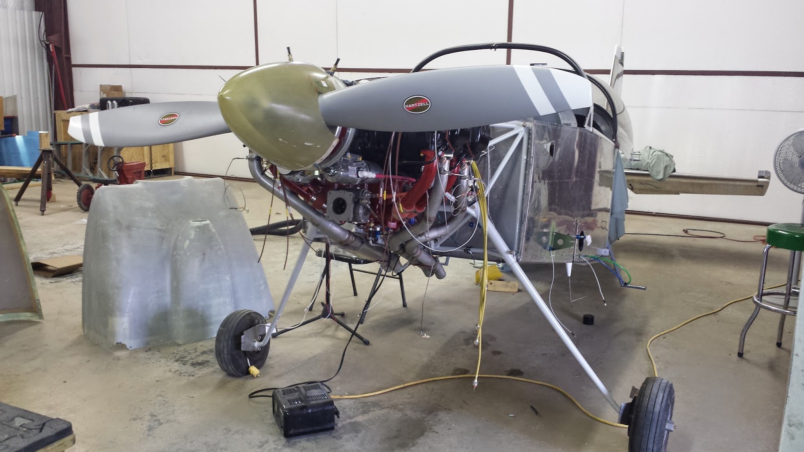 Mike's RV7: Engine, Prop, and cowl work