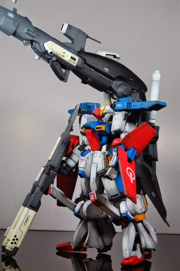 GUNDAM GUY: Core Works 1/100 ZZ Gundam Conversion - Painted Build