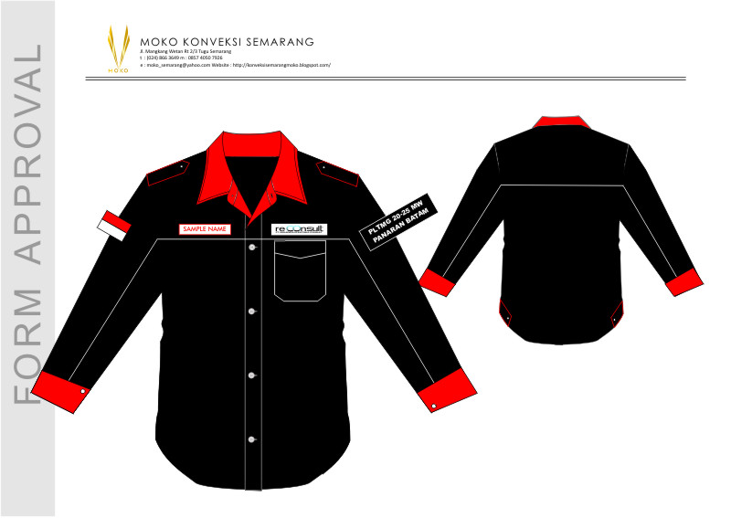 konveksi seragam murah: Design Seragam Kantor