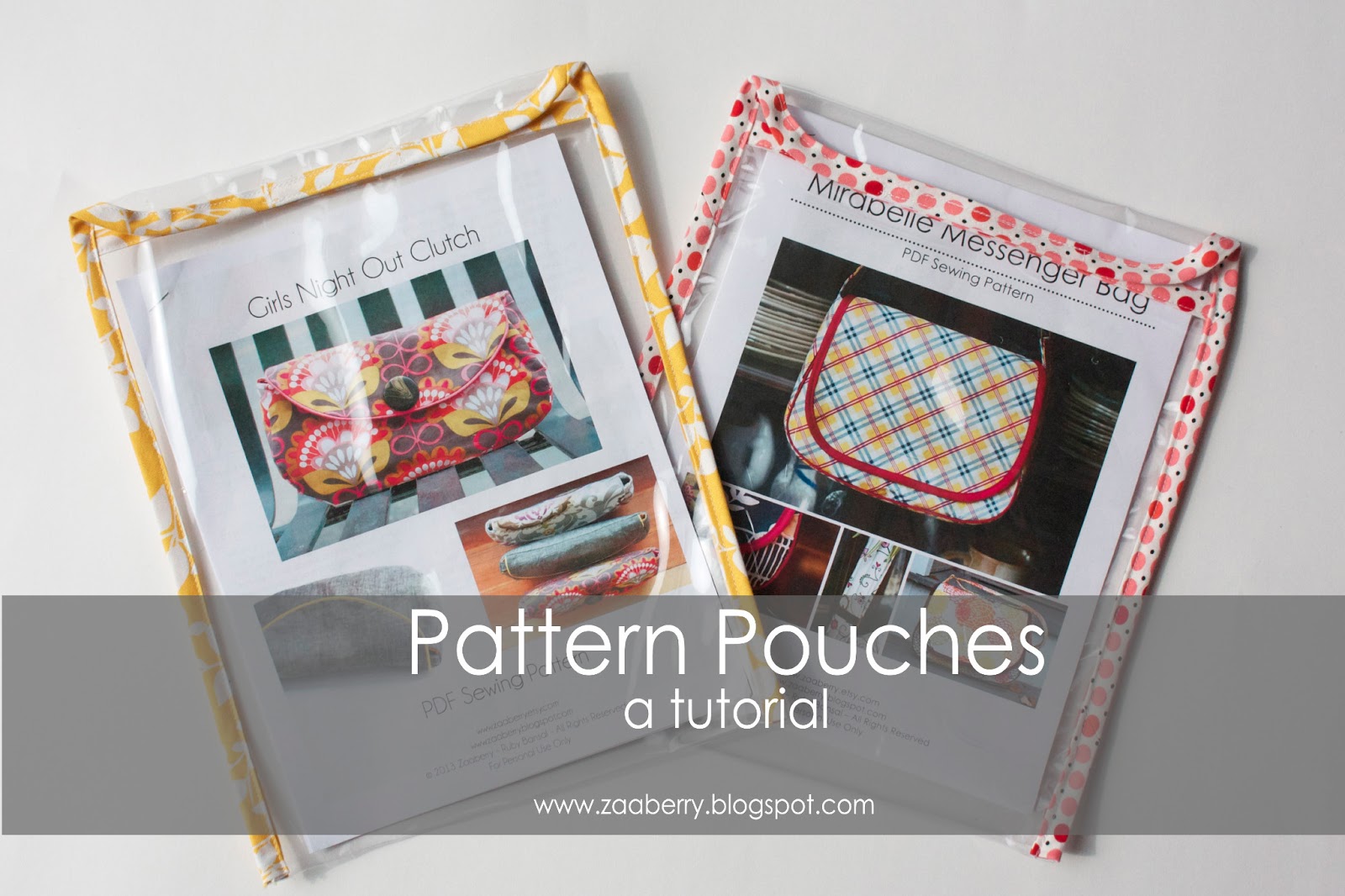 Zaaberry: Pattern Pouch Tutorial