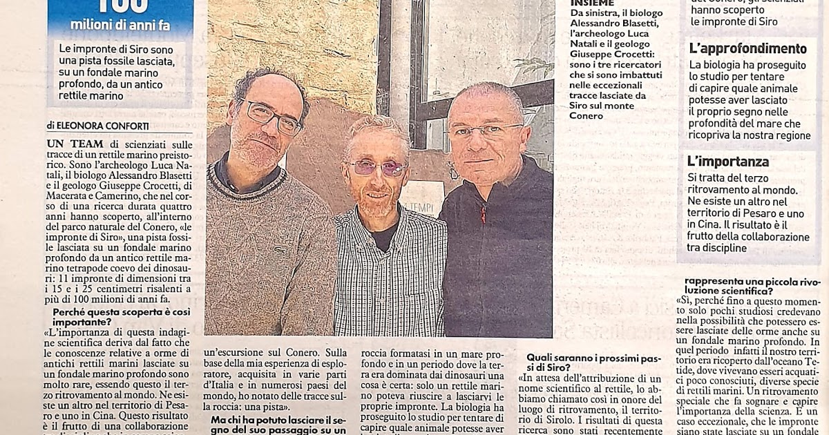 Luca Natali: Siro e il Team di Ricerca a "Maceratese dell'anno"