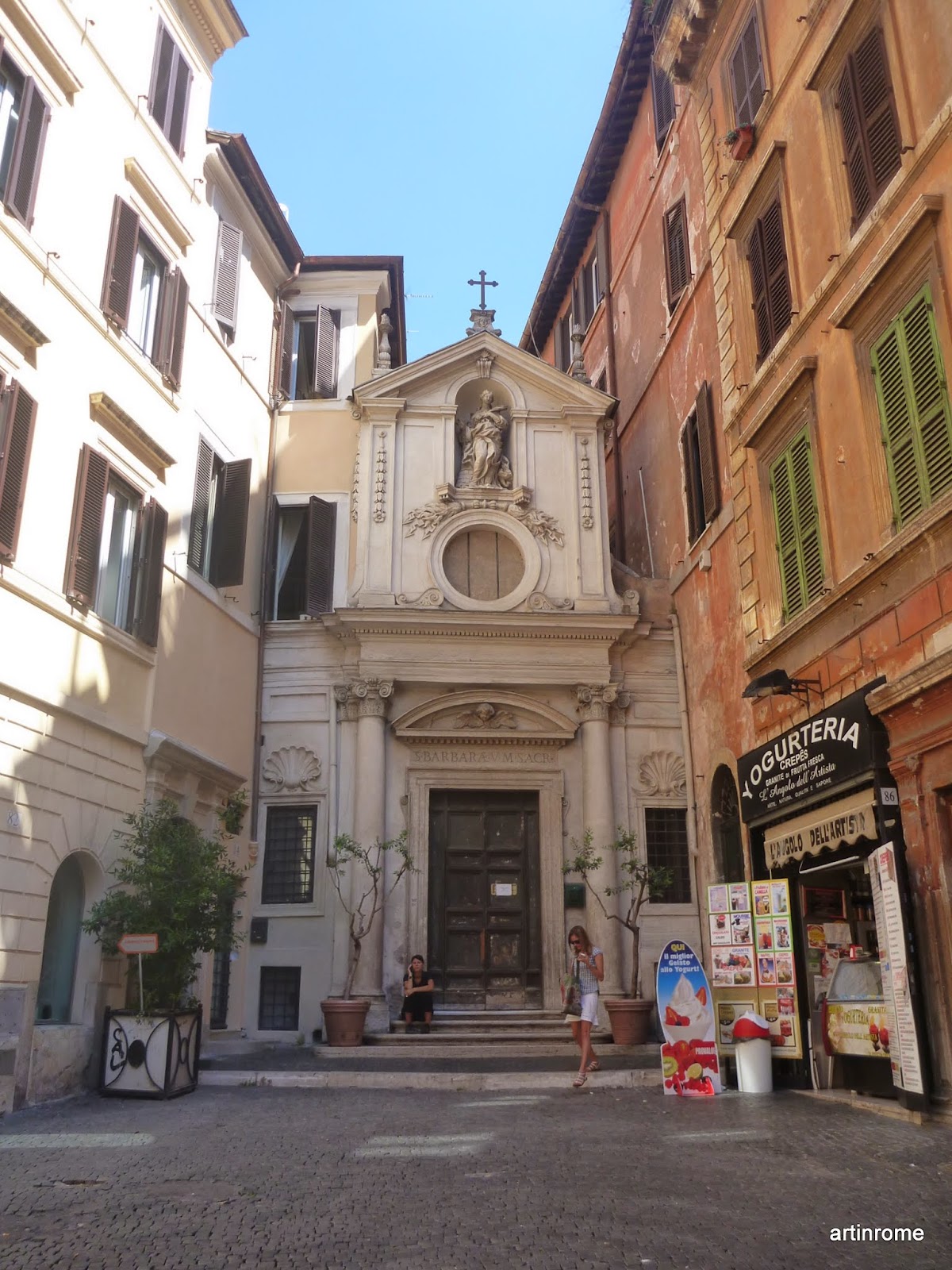 Art In Rome: Santa Barbara dei Librai