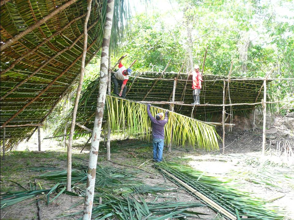 ARQUITECTURA INDÍGENA: CONSTRUCCION DE UN SHABONO YANOMAMI or "Making ...