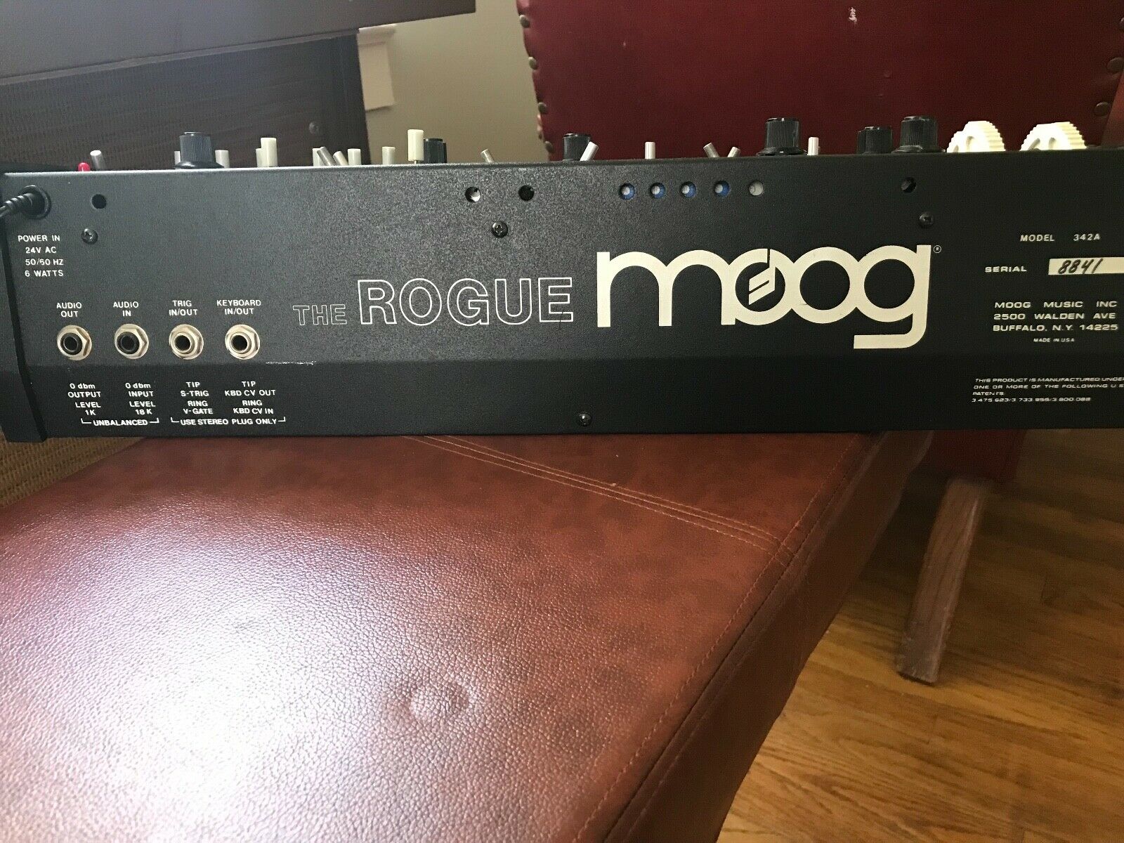 MATRIXSYNTH: Moog Rogue - Vintage Analog Synthesizer SN 8841