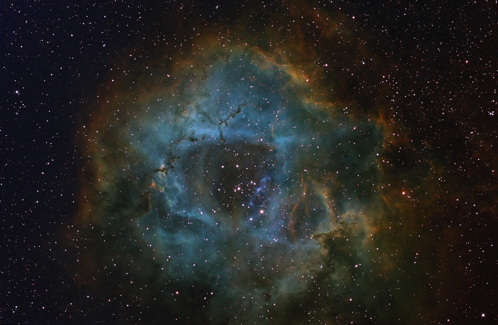 Astrophotography Diaries Of A Rookie Rosette Nebula In Narrowband