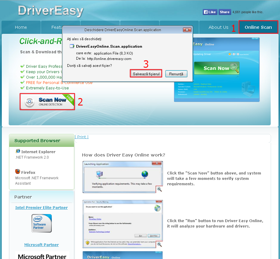 Online driver scanner - lasopasocal