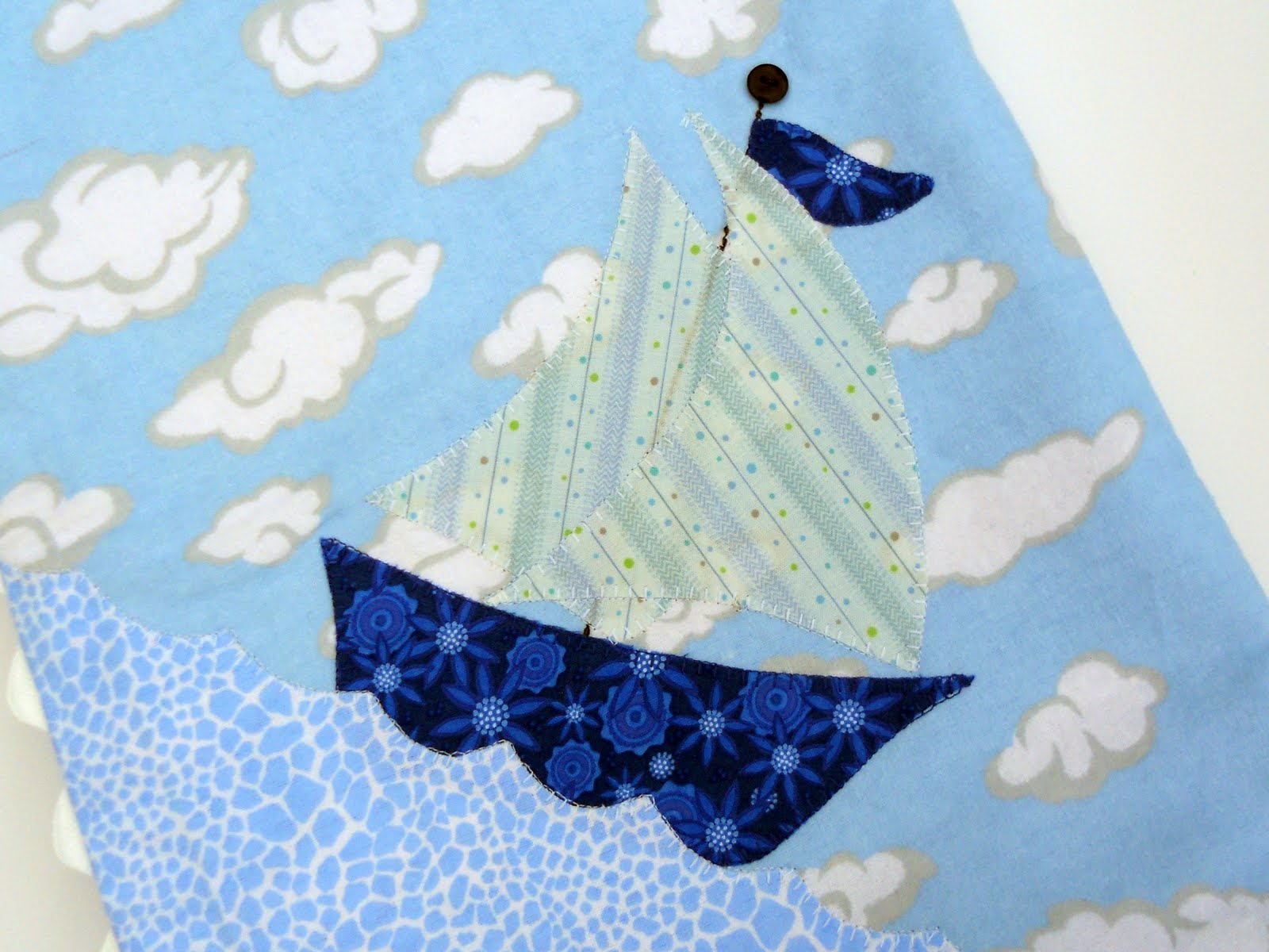 Just Another Hang Up: Sailboat Applique