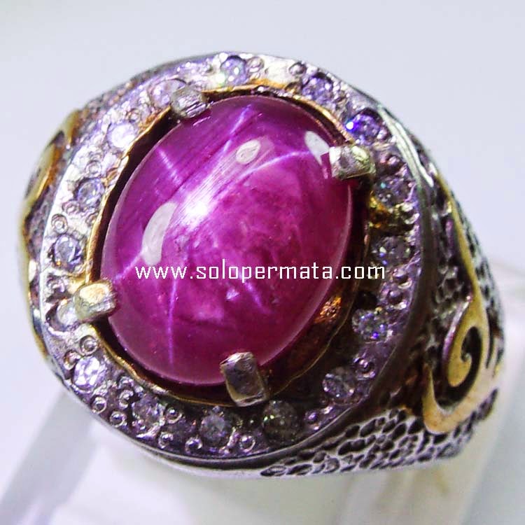 Cincin Batu Permata Ruby Star - Sp 239 | Batu Permata Sapphire | Toko ...