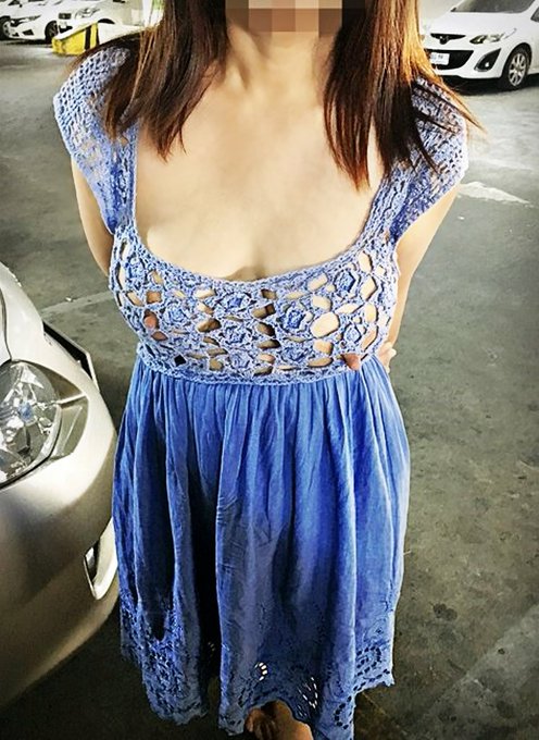 Foto Eksibisionis : Ke Mall Gak Pake Bra Pamerin Toked Besar Putting ...