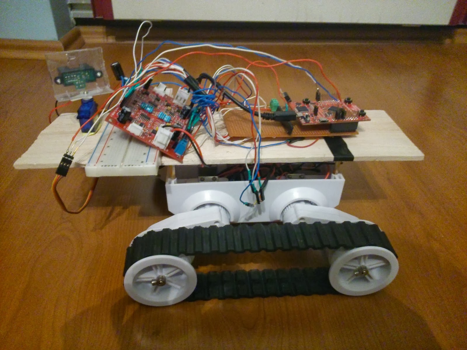 Mobile Robot using SLAM with IR sensor: Hardware and Control Board