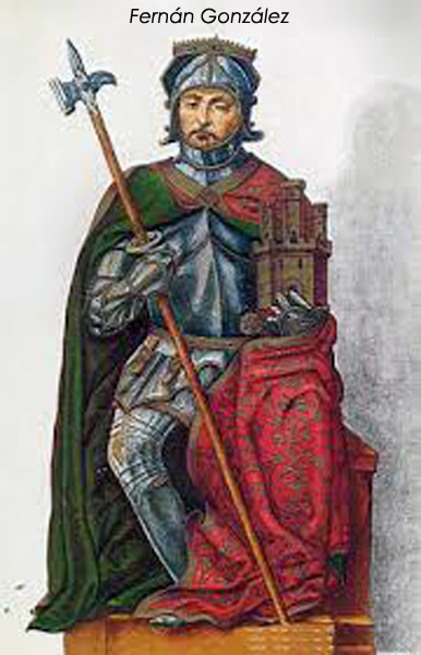 Fernán González, Conde de Castilla desde el 931 al 944