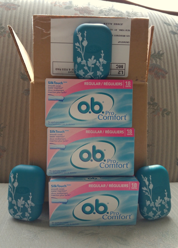 My Candid Canvas: o.b.® PRO COMFORT® Tampons: Small and Simple