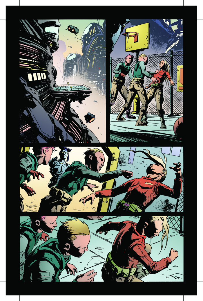 lenogradyart.com: Color: Judge Dredd- Year One