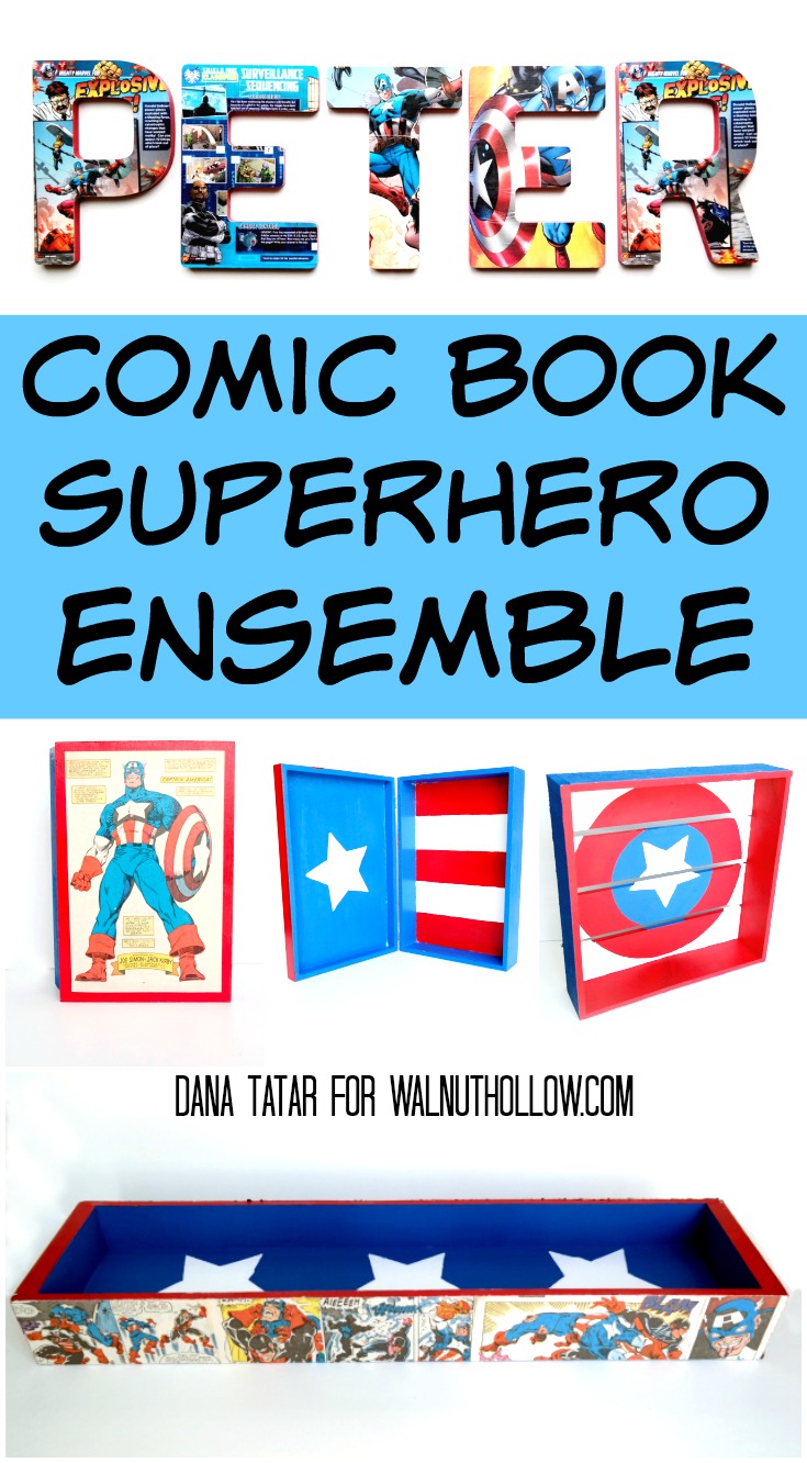 Comic Book Superhero Ensemble - Walnut Hollow