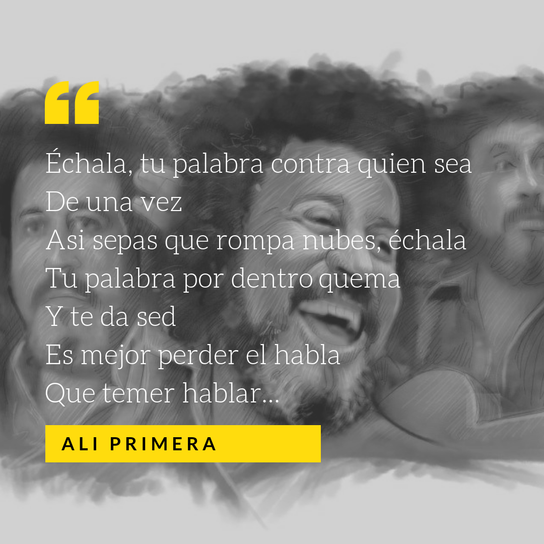 Alí Primera: el cantautor en tres tiempos