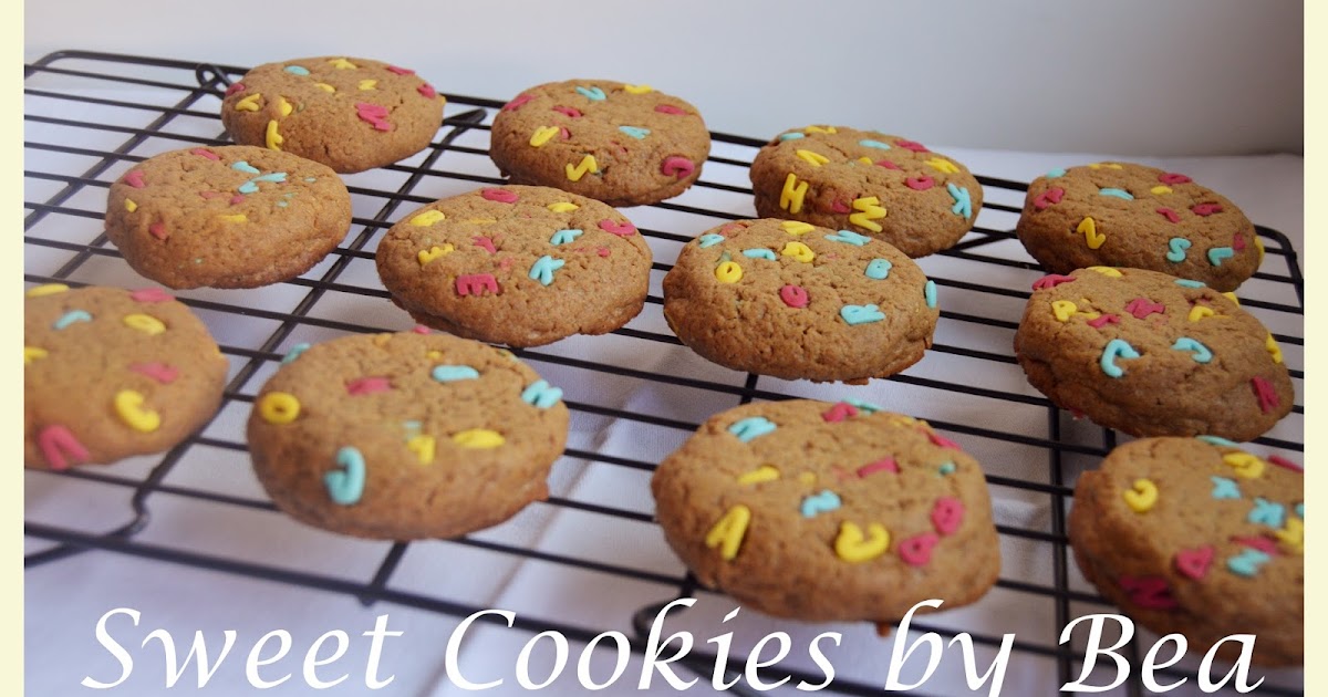 Sweet Cookies by Bea: Cookies de letras y speculoos