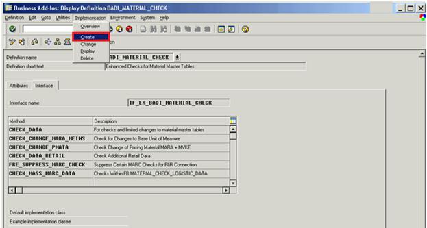 SAP ABAP FOR BEST PRACTICE AND TRAVEL RELATED GUIDE: BADI For Material ...