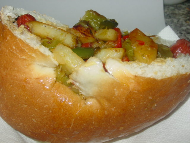 My recipes: Italian Hot Dog