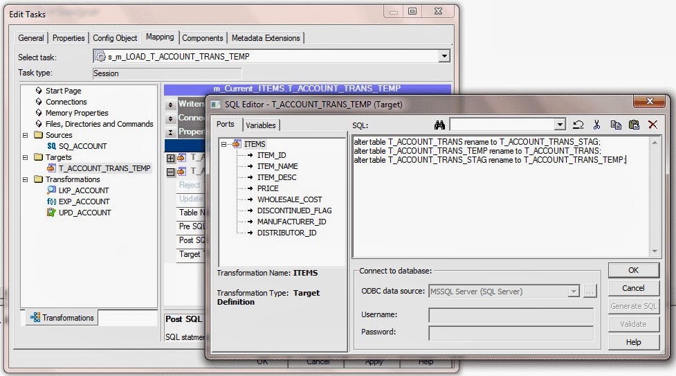 Pre And Post Sqlsession Properties At Session Level