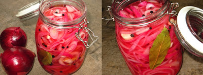 Simplement entre nous: Oignons rouges marinés