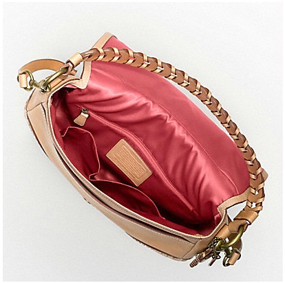 LiTTLE-KiOSK: Coach Poppy Leather Whipstitch Hobo #19004