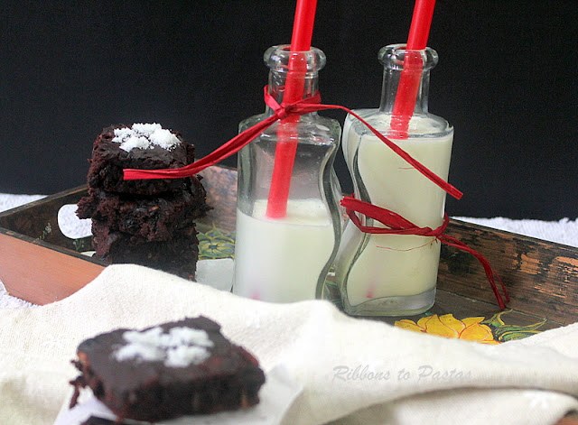 Nutty Beetroot Brownie - Ribbons to Pastas