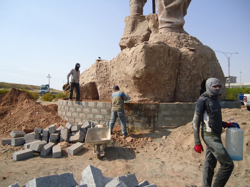 kurdistanart: Peshmerga statue in Kirkuk south of Kurdistan پەیکەری ...