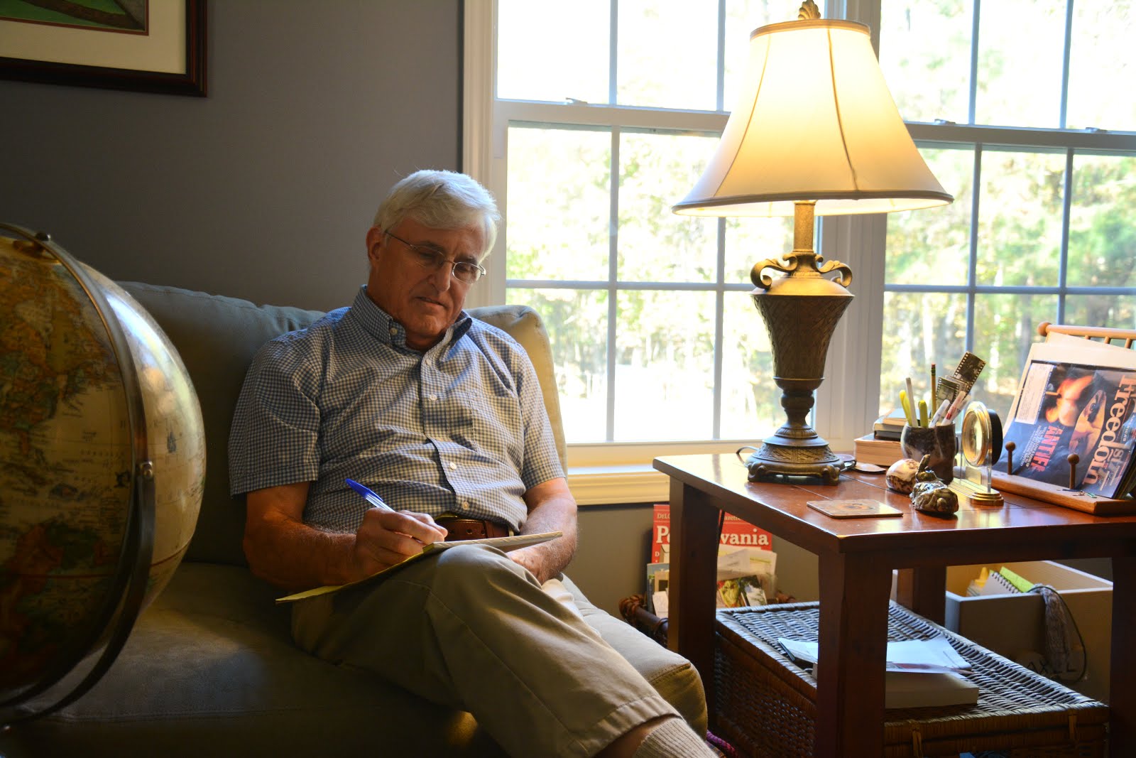 above the fold...spilled ink: Psychologist finds quiet in Heath Springs ...