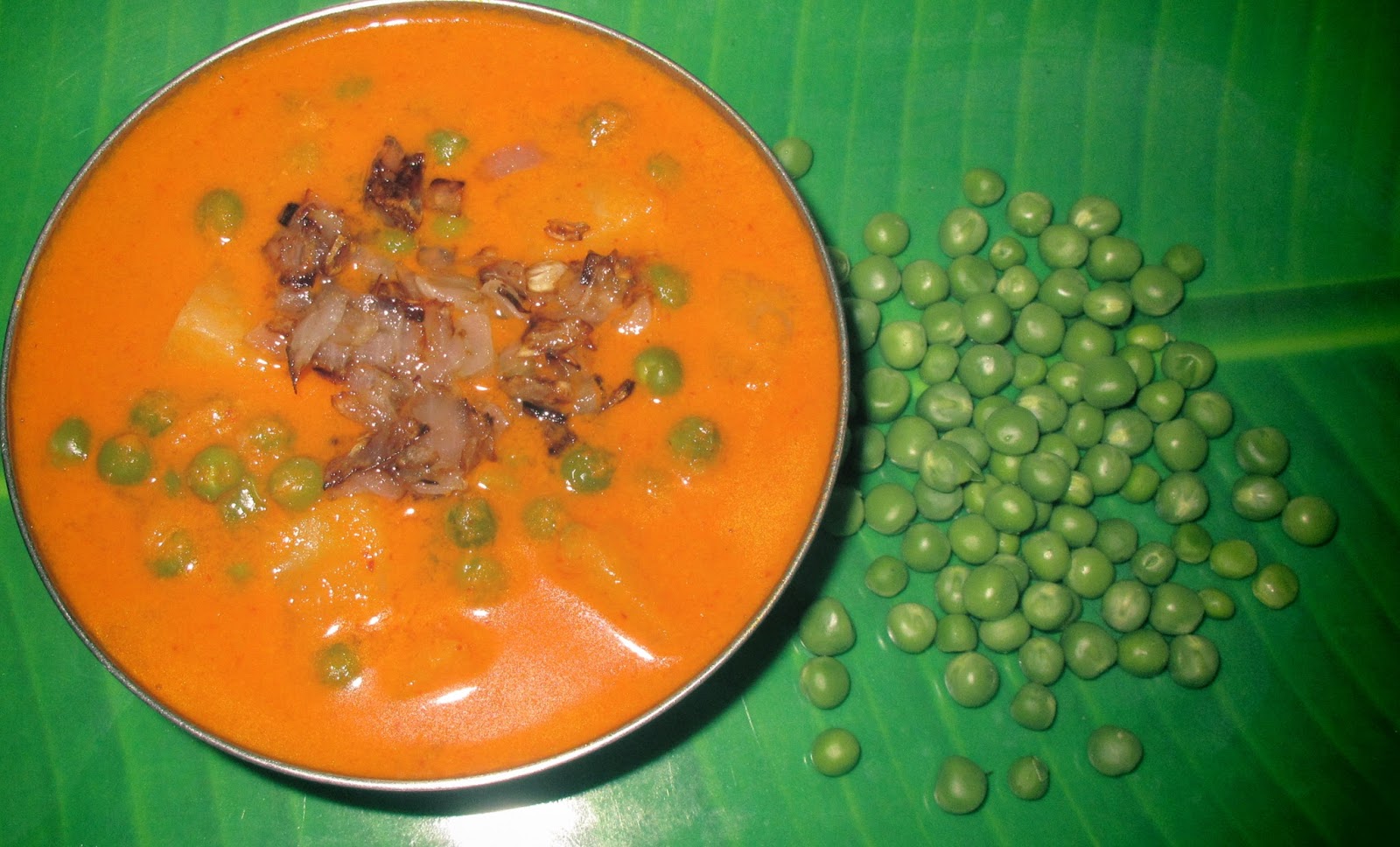 Archies Authentic Touch: Batani Ambat ( Green peas cooked in coconut ...