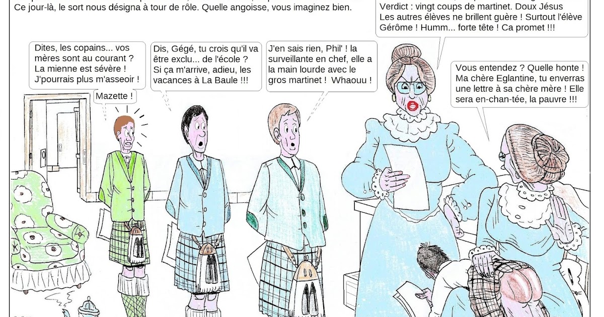 Mémoires d'un garnement de jadis - 38ème tableau - Une bonne fessée