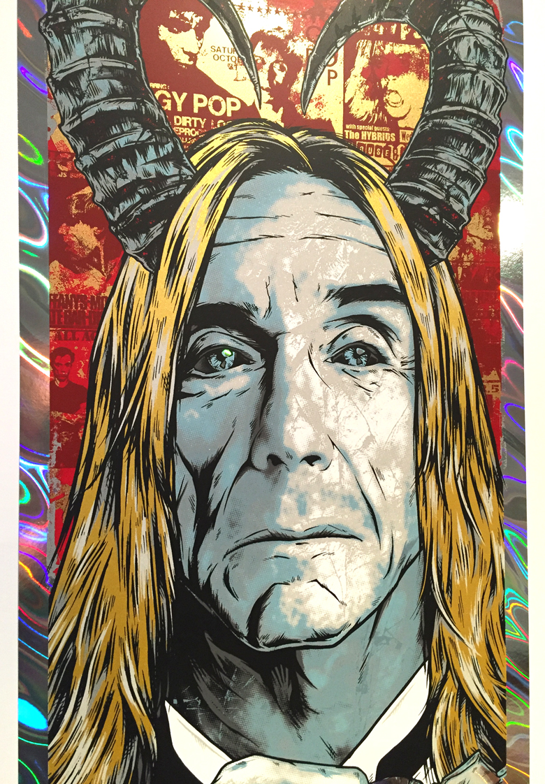 INSIDE THE ROCK POSTER FRAME BLOG: Iggy Pop And Mark Lanegan Posters By ...