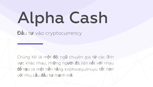 [Đóng Site] Hướng Dẫn Đăng Ký Và Đầu Tư Alpha Cash | Đồng Coin ...