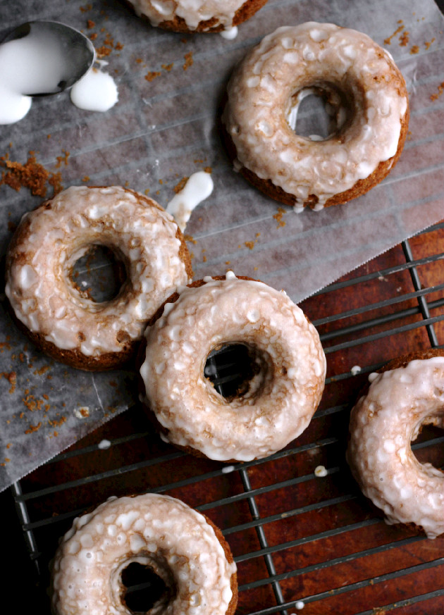 Glazed Gingerbread Donuts - Confessions of a Confectionista