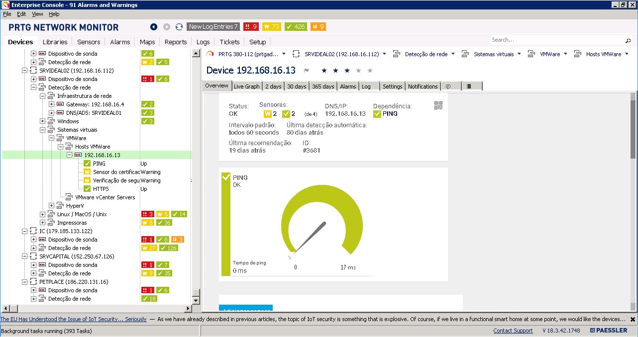 FX REVIEW - análises, opiniões e notícias: PRTG 2018 Monitorando o ...