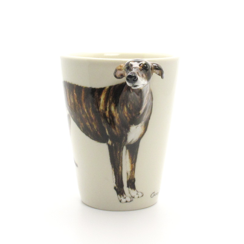 muddymOOd Dog Mugs: Custom Paint Ceramic Coffee Mug likeness your dog 00005