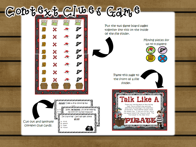 The Classroom Game Nook: National Talk Like a Pirate Day {Freebies and ...