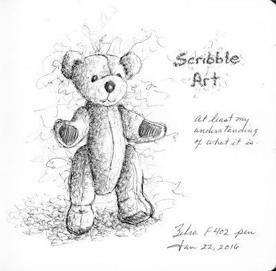 sbwatercolors and sketching: Latest Sketches - Scribbling Technique