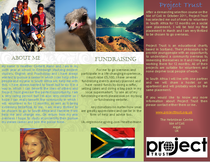 Heather's South Africa Project Trust blog: my year in south africa ...