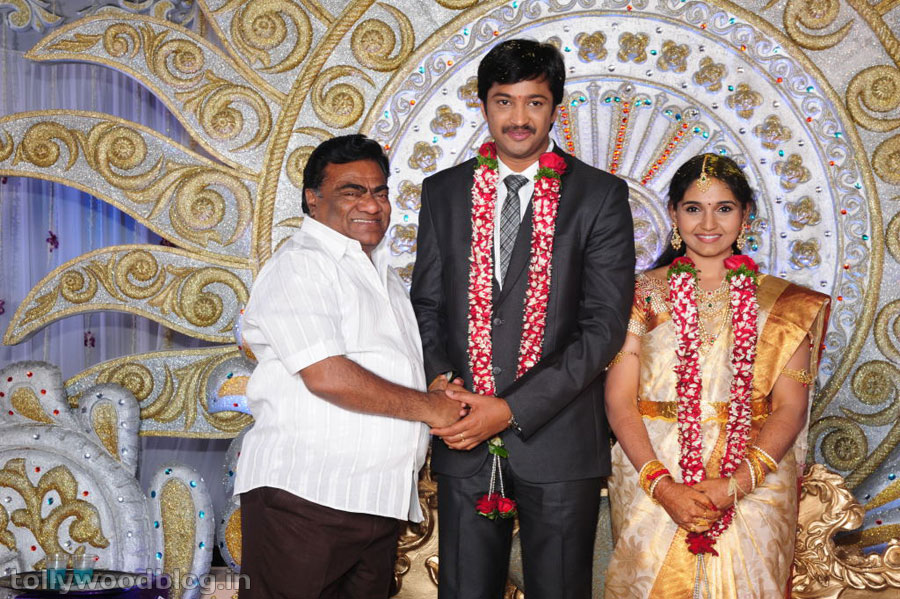 Aryan Rajesh Wedding Reception Photos Stills