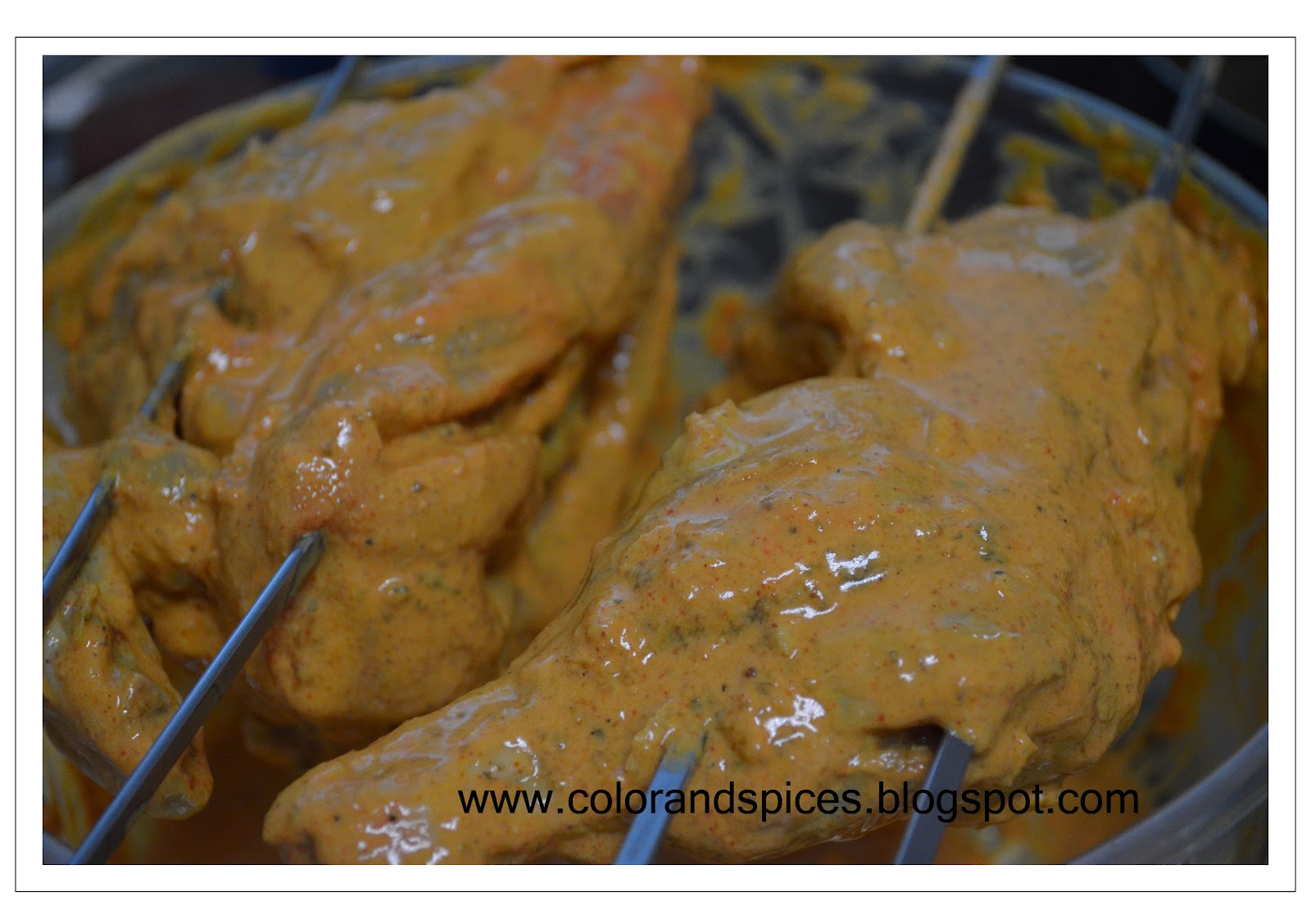 Color and Spices: Tandoori Chicken