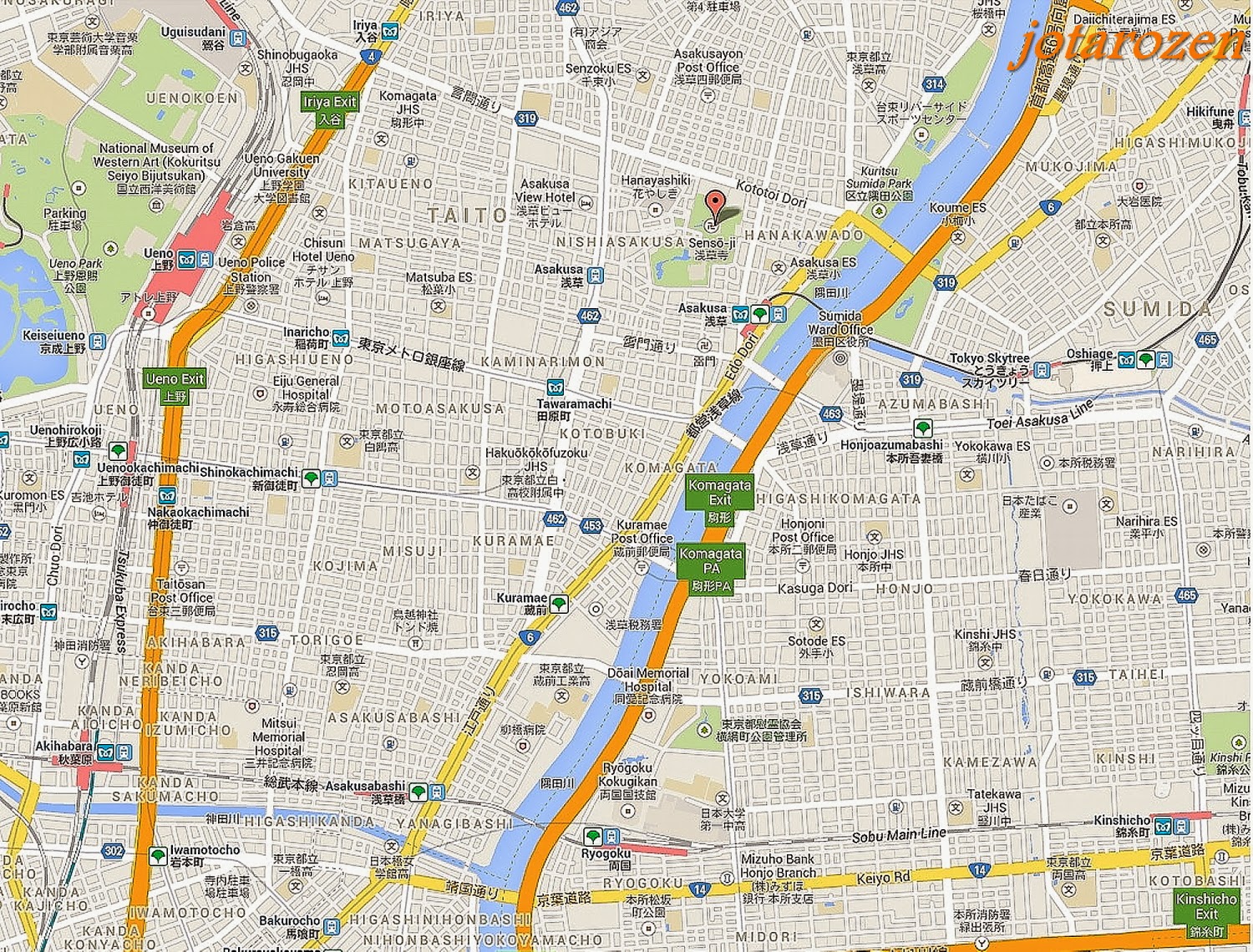 Footsteps - Jotaro's Travels: Sites : Senso-ji Temple, Tokyo, Japan