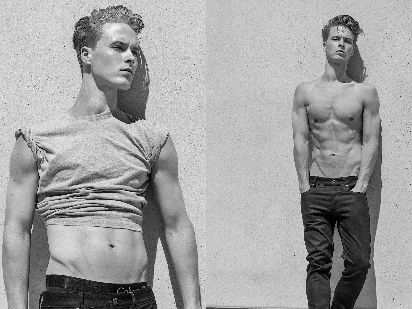 MALE MODEL PORTRAIT- GRANT (ELMER OLSEN MODELS) BY EDWIN CABRERA